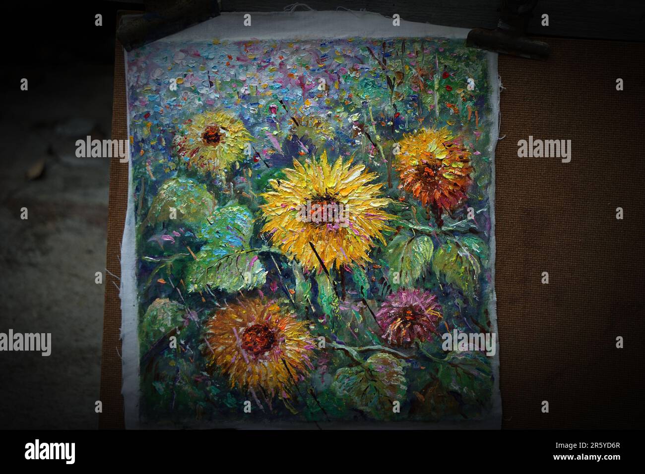 Sunflower coloring hi-res stock photography and images - Alamy