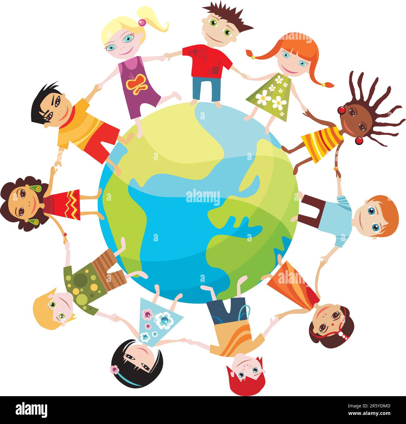 children of the world Stock Vector Image & Art - Alamy