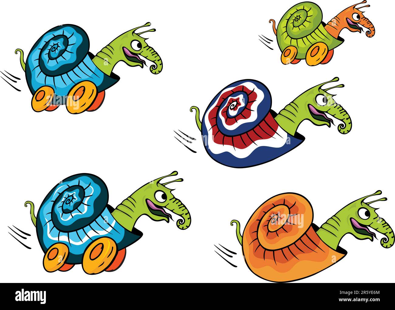 Apple snail Stock Vector Images - Alamy