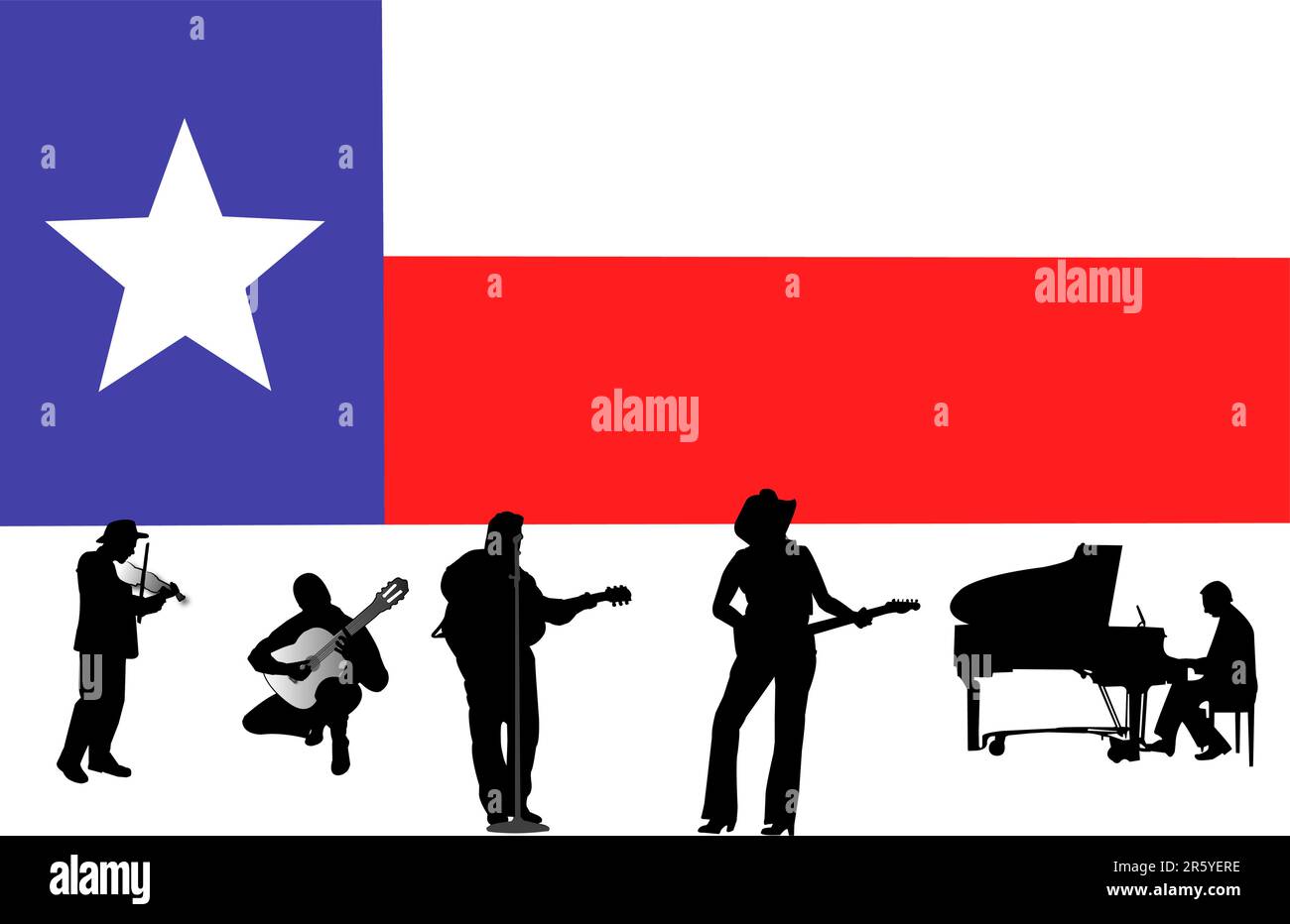country music silhouettes Stock Vector Image & Art - Alamy