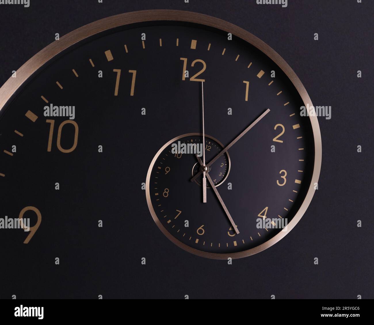 Infinity and other time related concepts. Clock hands and twisted hour ...