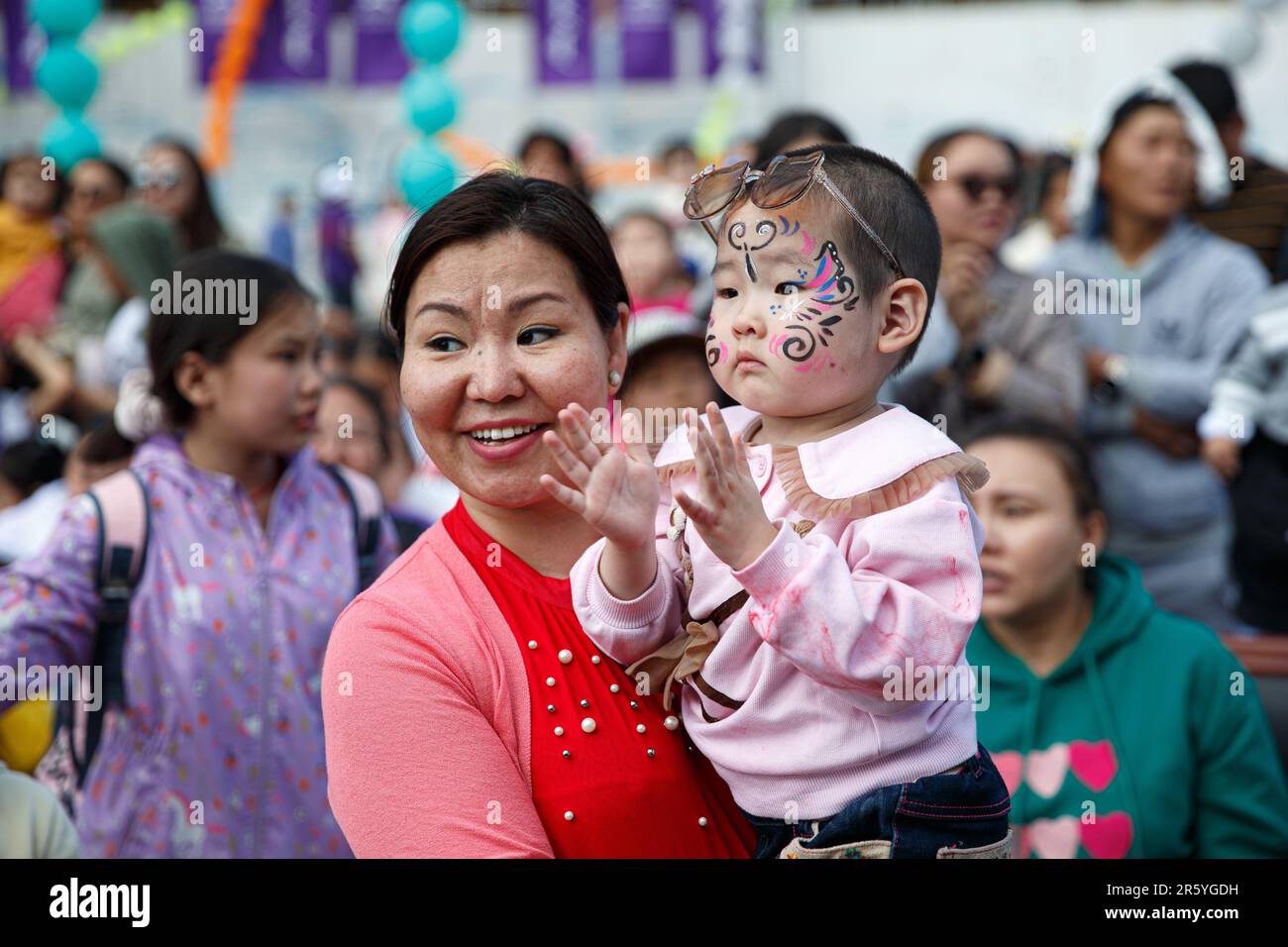 Children's Day, Ulaanbaatar, Mongolia Stock Photo - Alamy