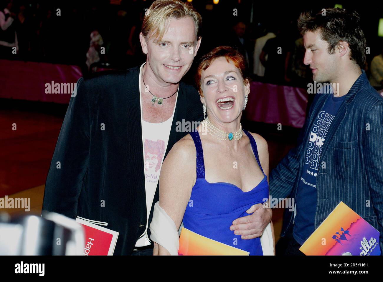 Rebel Penfold-Russell (right) and Stephan Elliott on the Pink Carpet at ...