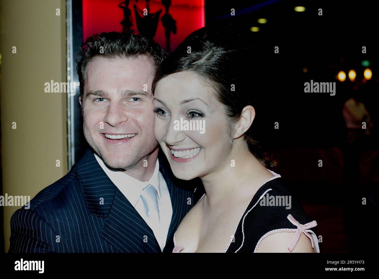David Campbell and Lisa Hewitt at the premiere of “Priscilla, The ...