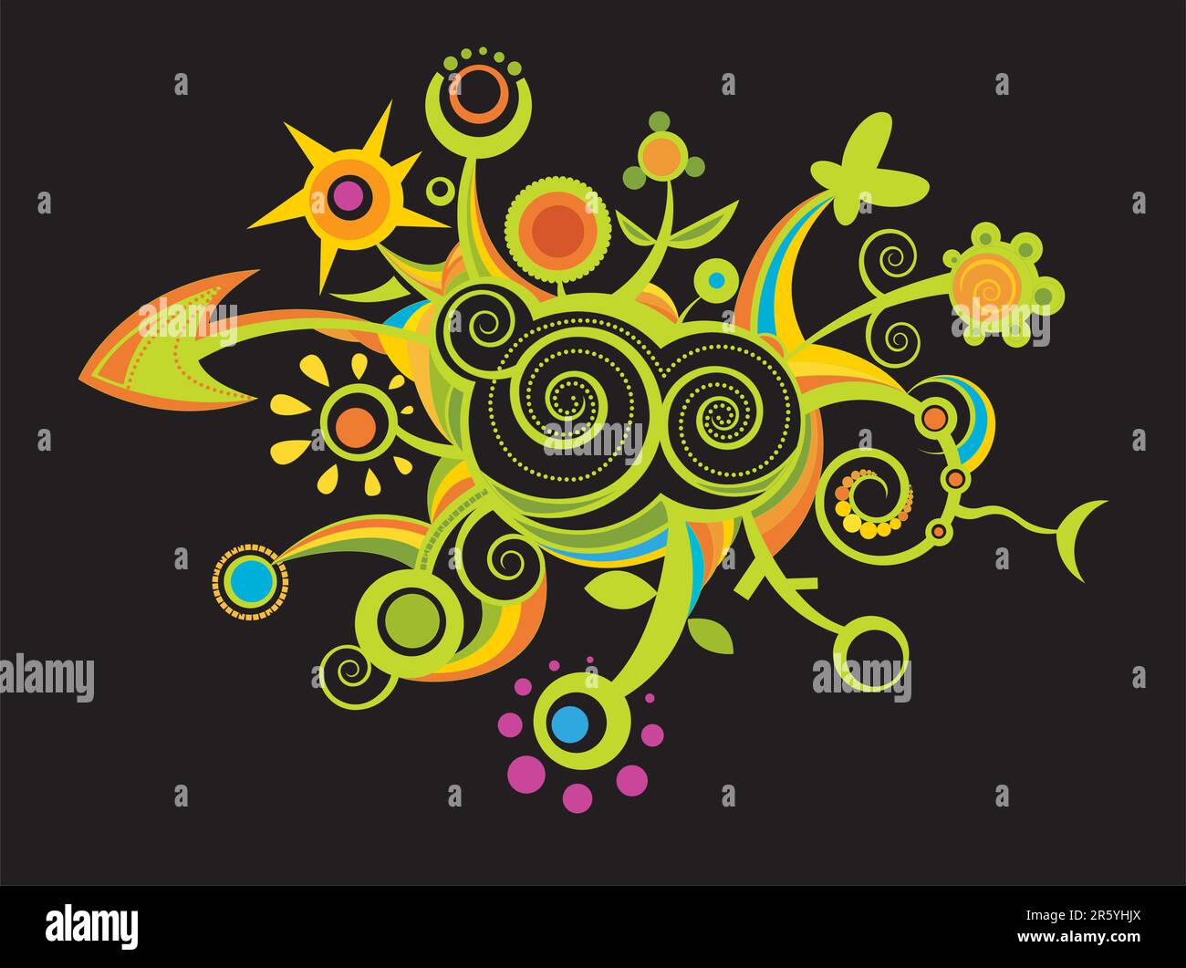 Explosion rose Stock Vector Images - Alamy