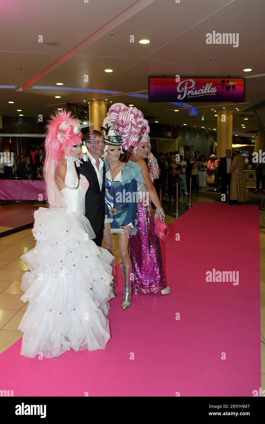 Neil Morrissey with drag performers on the Pink Carpet at the premiere ...