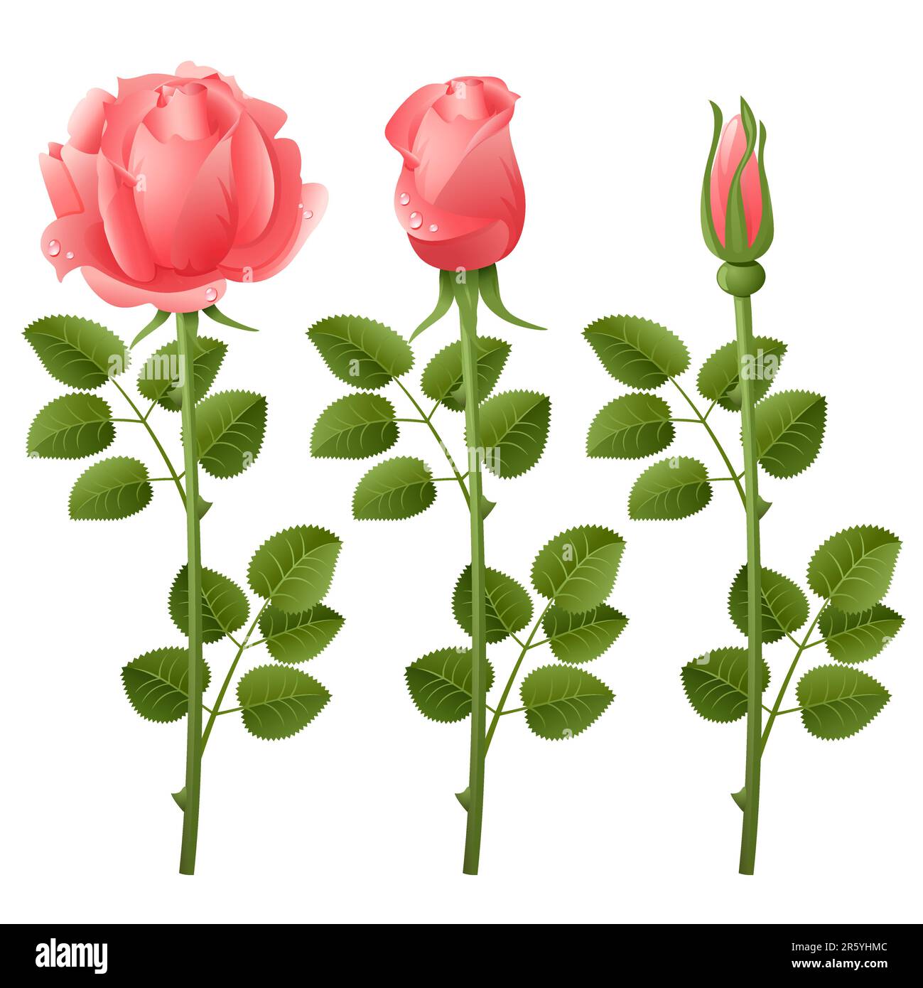 Three drop Stock Vector Images - Alamy