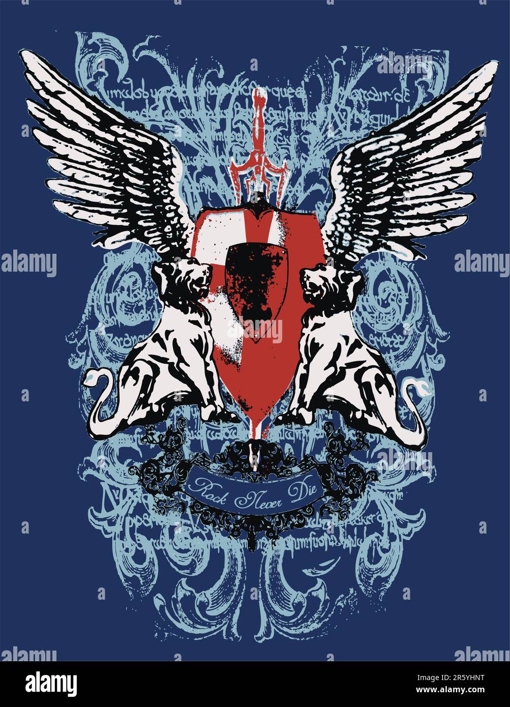 heraldic skull shield emblem illustration Stock Vector Image & Art - Alamy