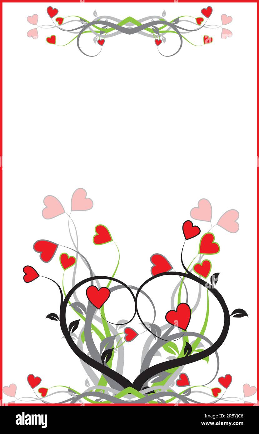 Valentine background, vector illustration Stock Vector Image & Art - Alamy