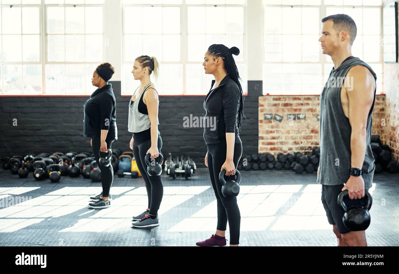 When we get to the gym its all about action. a fitness group using ...