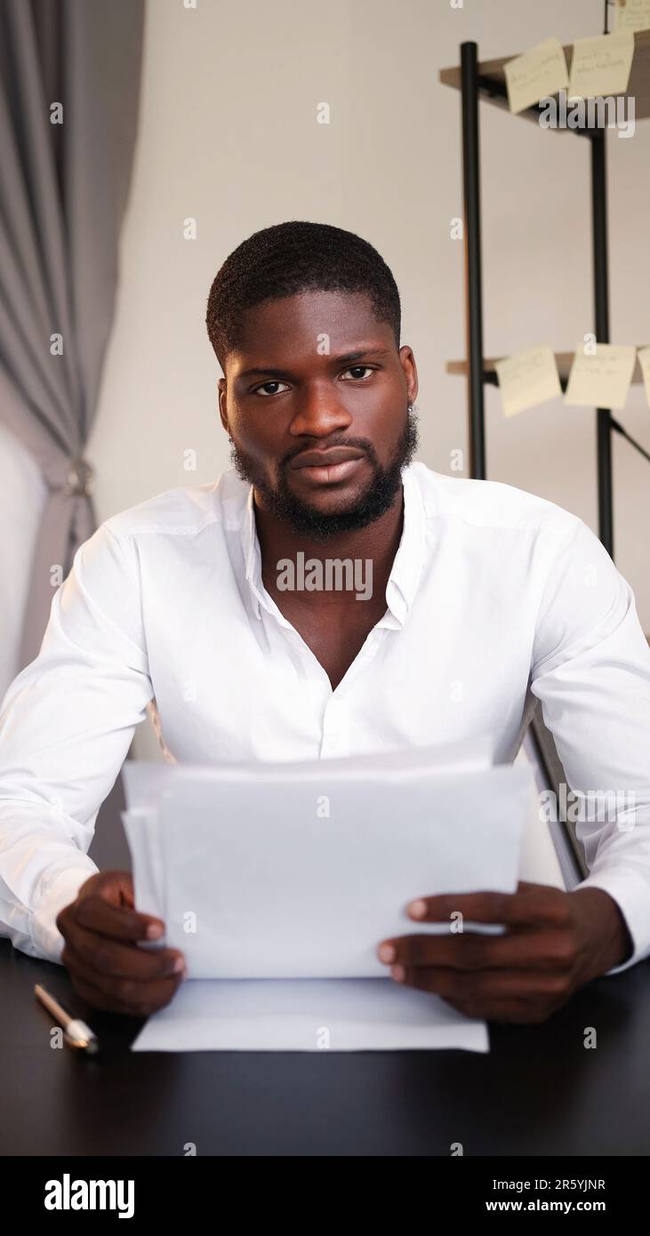 Professional leadership office paperwork man ceo Stock Photo - Alamy