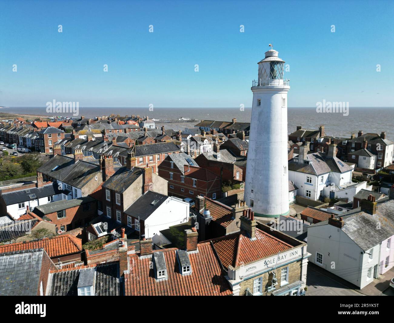 Aerial view southwold suffolk hi-res stock photography and images - Alamy
