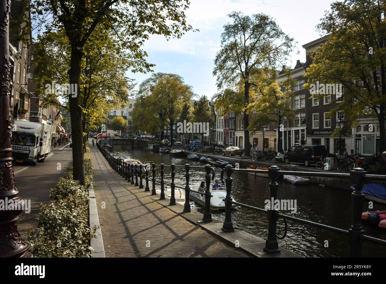 Streets and Canals of Amsterdam Stock Photo - Alamy