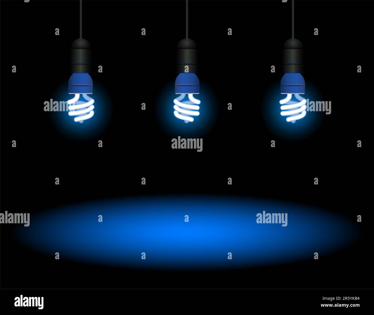 Energy saving fluorescent light bulb - editable vector Stock Vector ... Energy saving fluorescent light bulb - editable vector Stock Vector ...