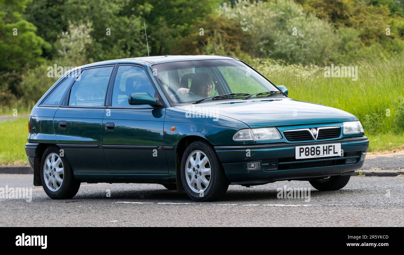 Stony Stratford,UK - June 4th 2023: 1996 green VAUXHALL ASTRA classic ...