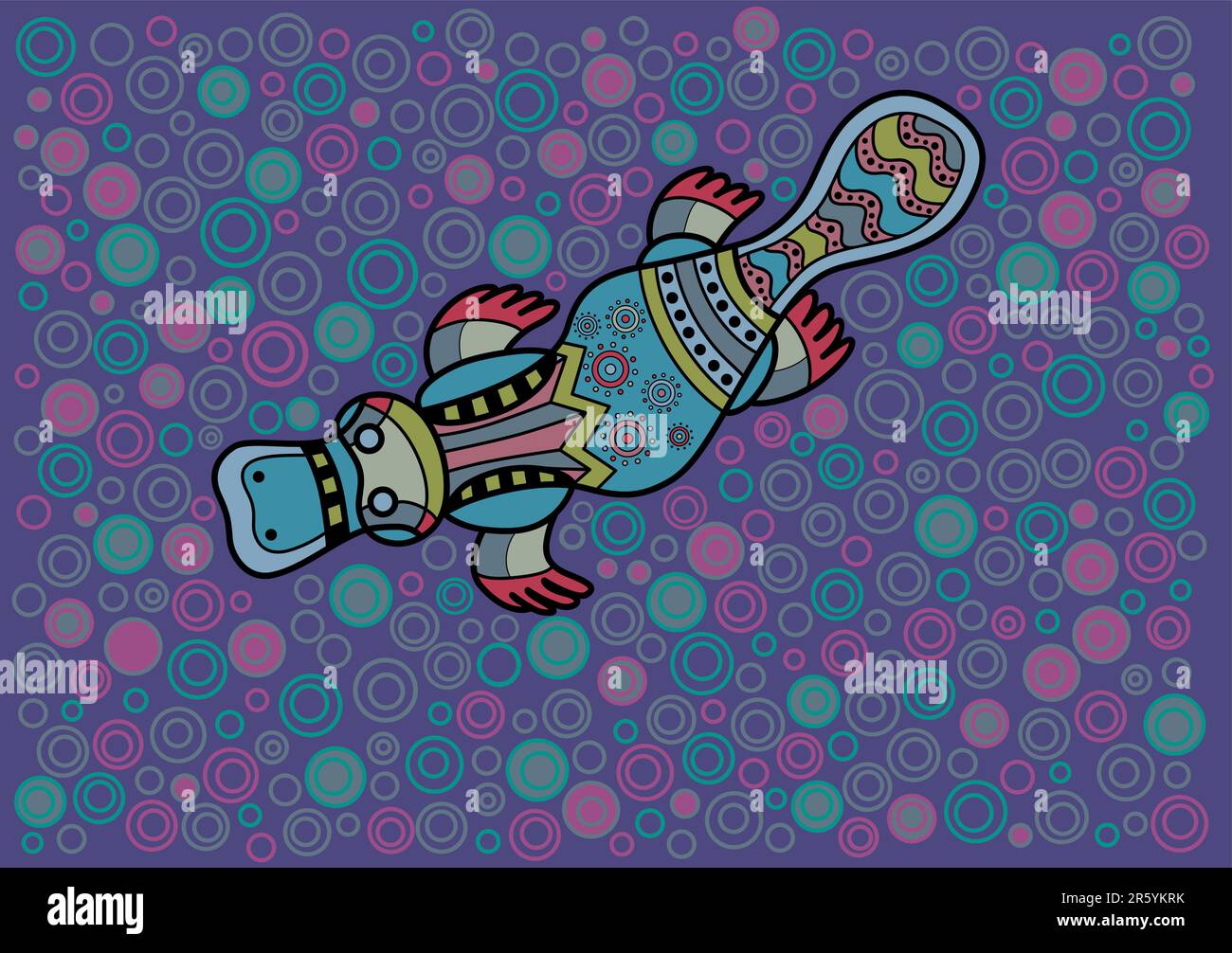 Australian amphibian Stock Vector Images - Alamy