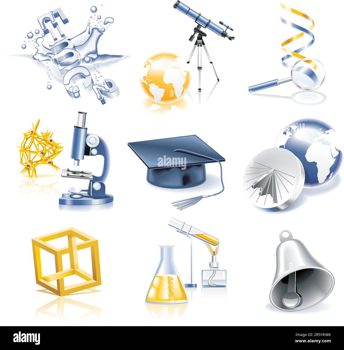 Education related icons hi-res stock photography and images - Alamy