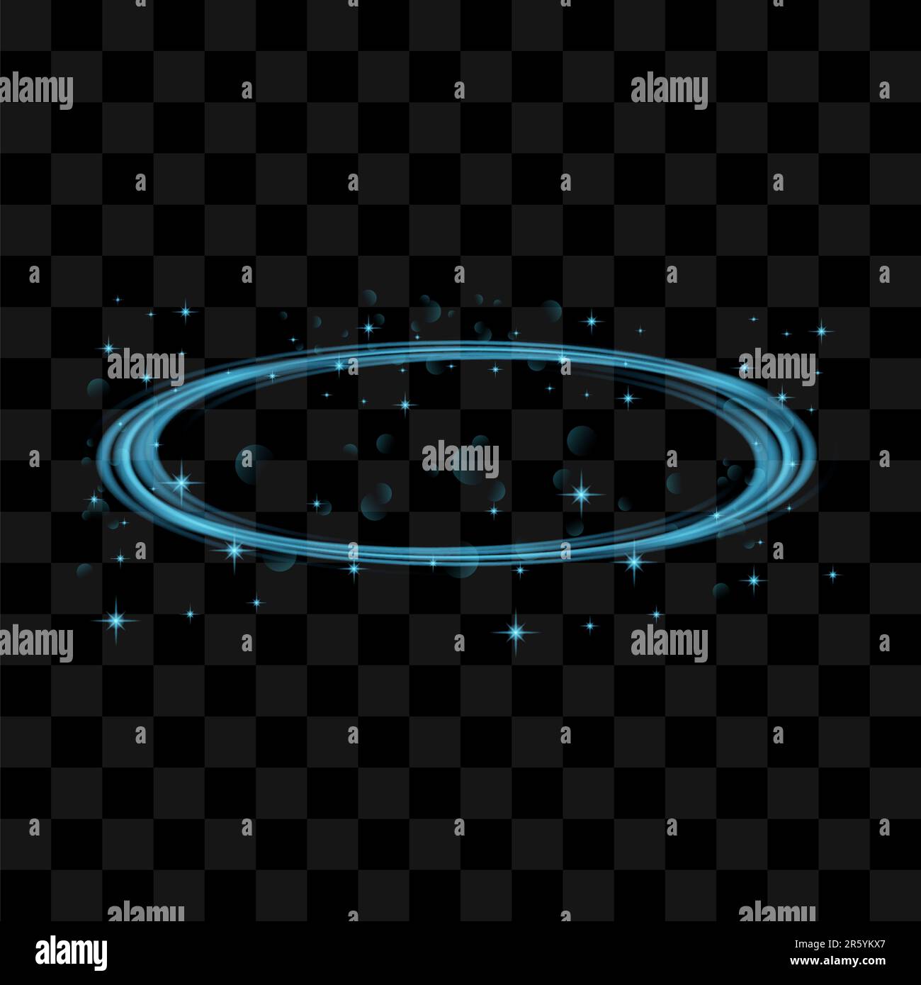 Blue Blurred Fire on Dark Background. Cartoon Flames. Bonfire Burst ...