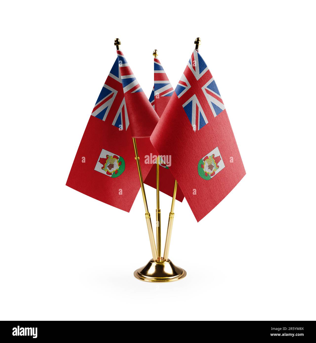 Small national flags of the Bermuda on a white background Stock Photo ...