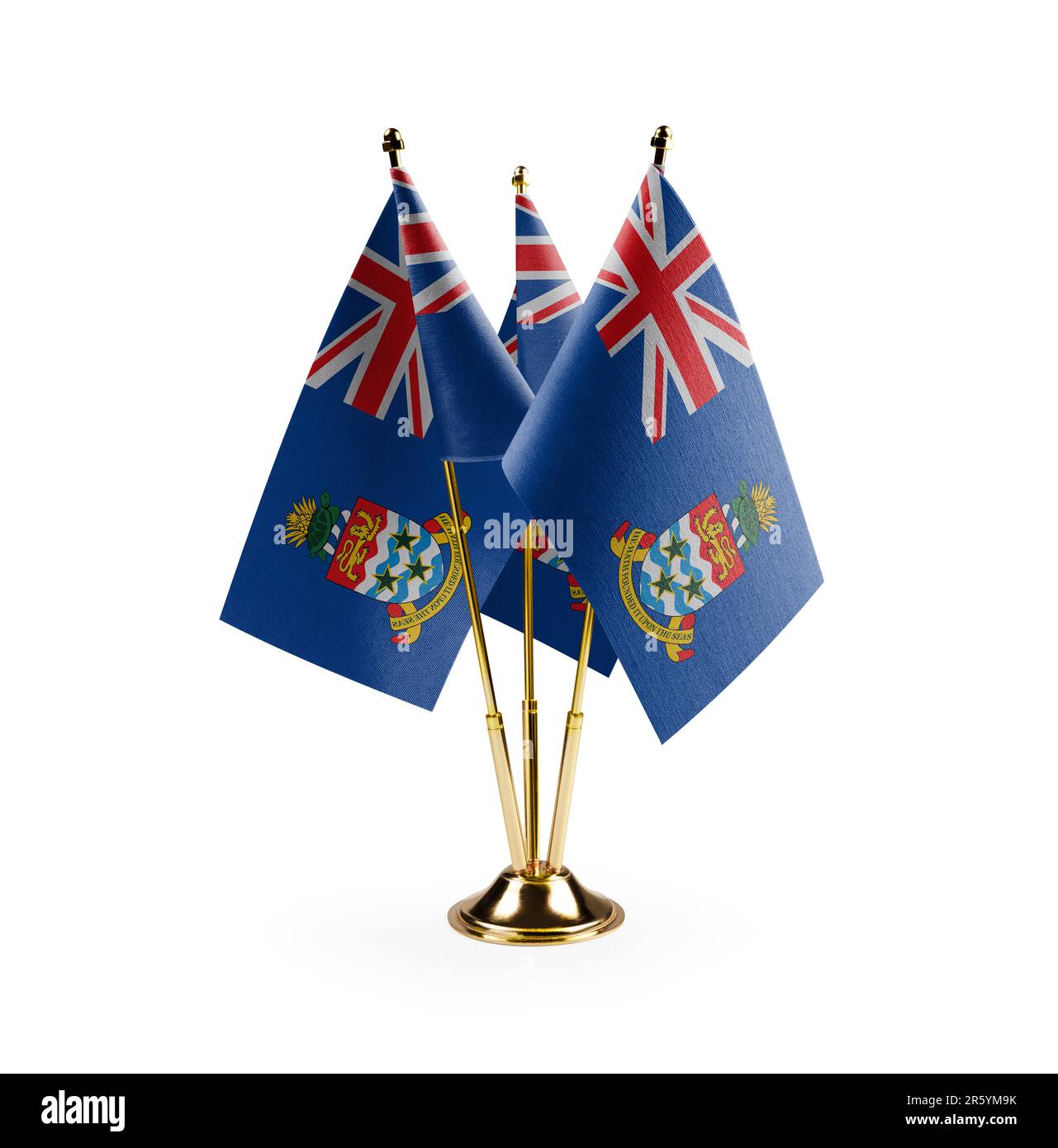 Small national flags of the Cayman Islands on a white background Stock ...