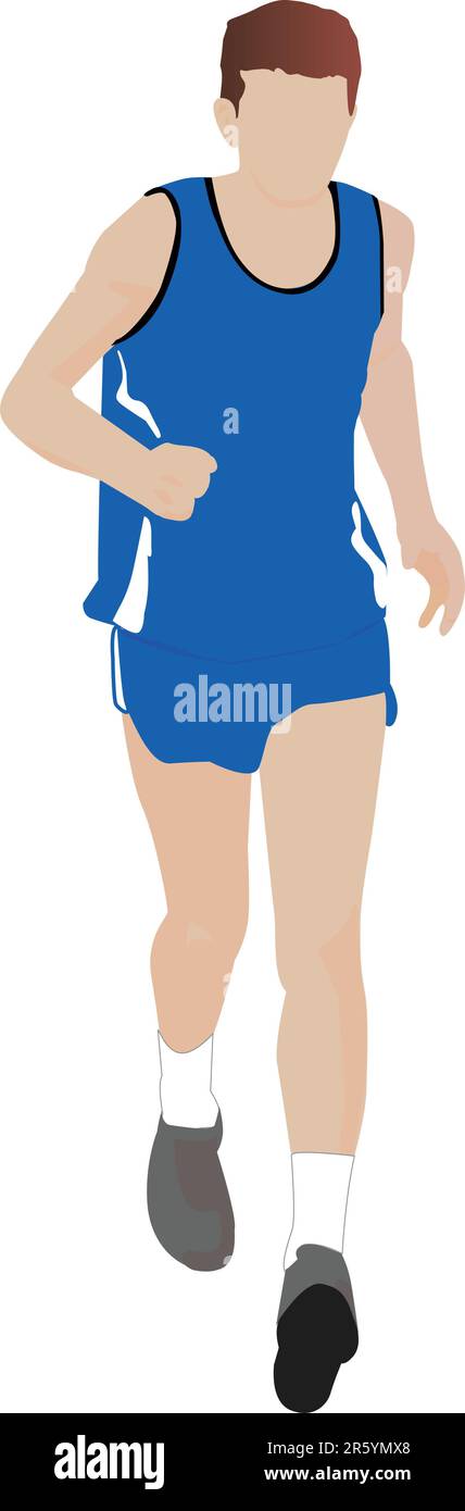 Record runner Cut Out Stock Images & Pictures - Alamy