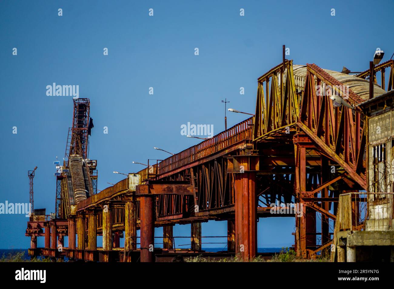 3 April 2023 Nicosia Cyprus. Ancient Copper mine and harbour in Nicosia ...