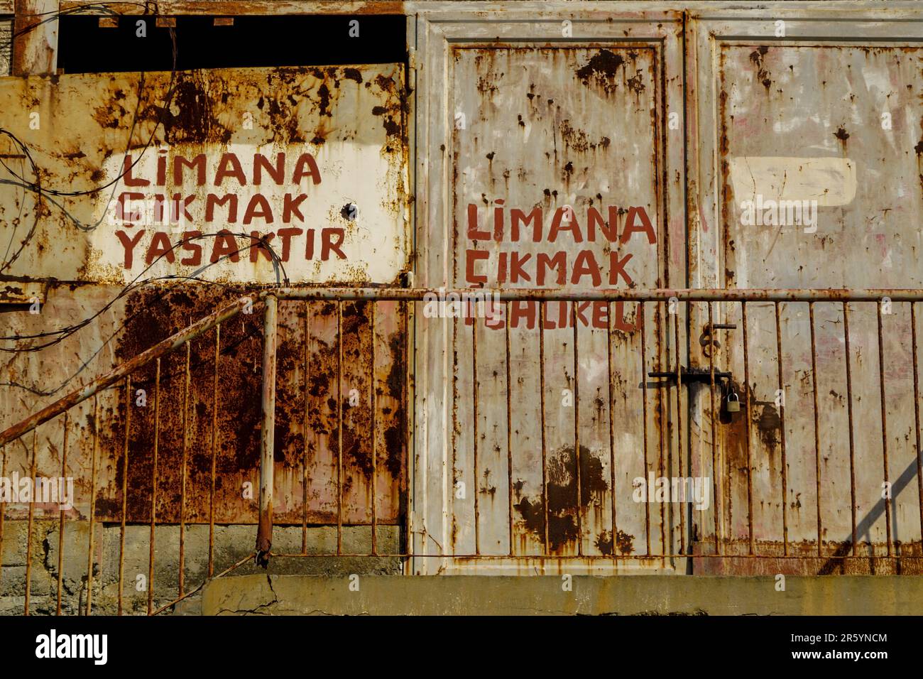 3 April 2023 Nicosia Cyprus. Ancient Copper mine and harbour in Nicosia ...