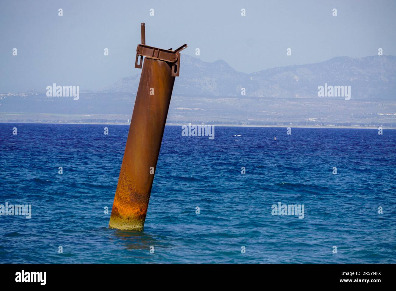 3 April 2023 Nicosia Cyprus. Ancient Copper mine and harbour in Nicosia ...
