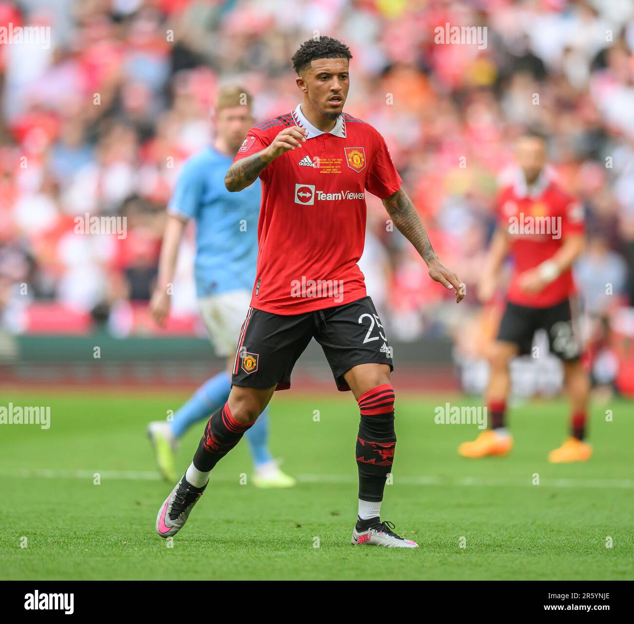 Jadon sancho fa cup final wembley june hi-res stock photography and ...