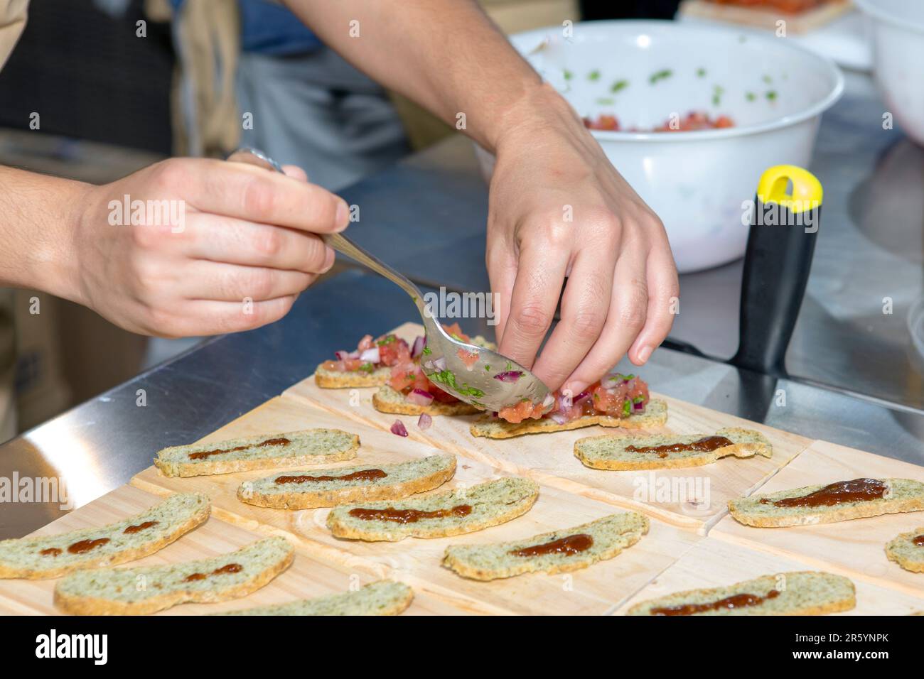 Spanish tapas close up small hi-res stock photography and images - Alamy