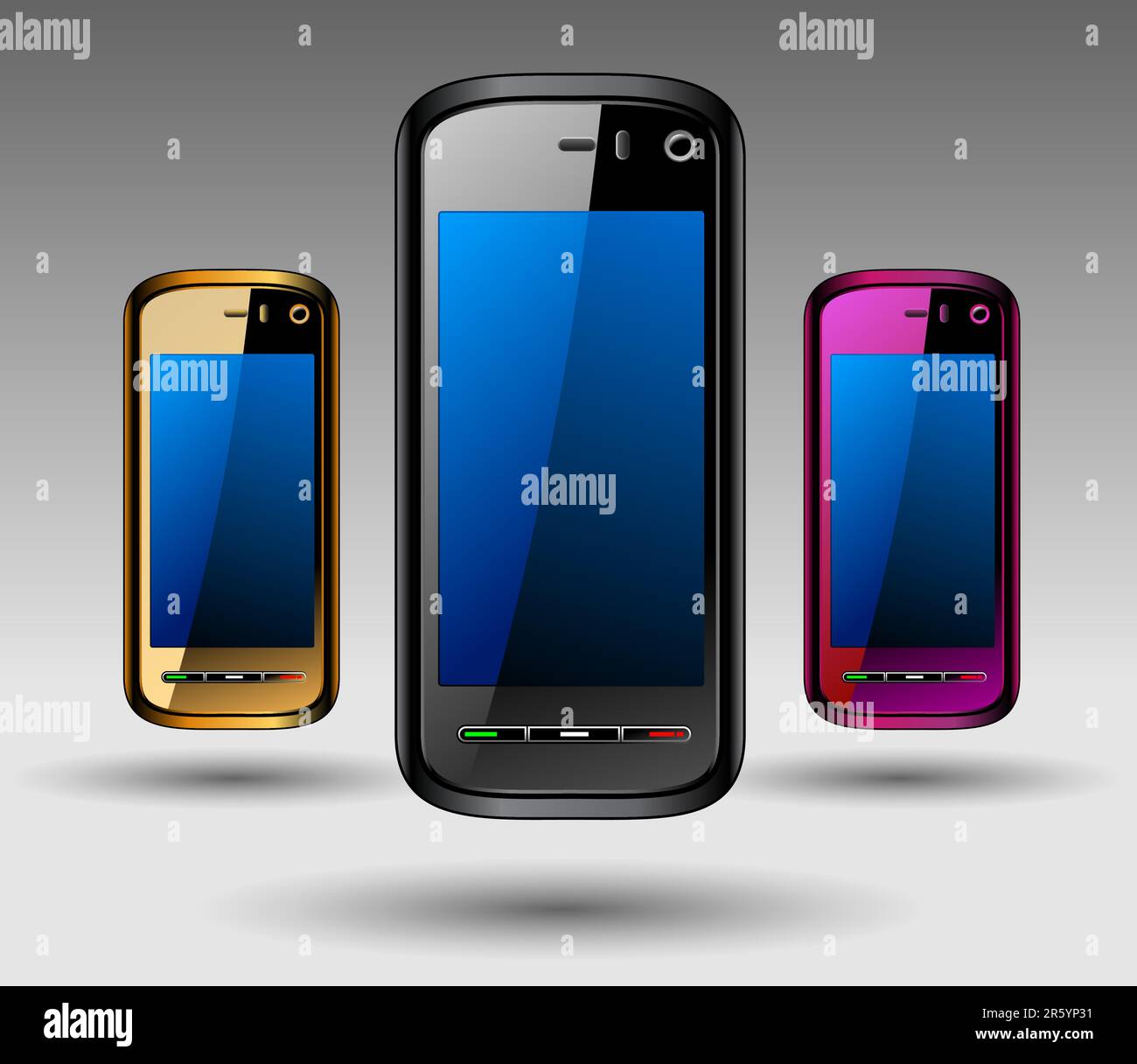 Technology mobile phones Stock Vector Images - Alamy