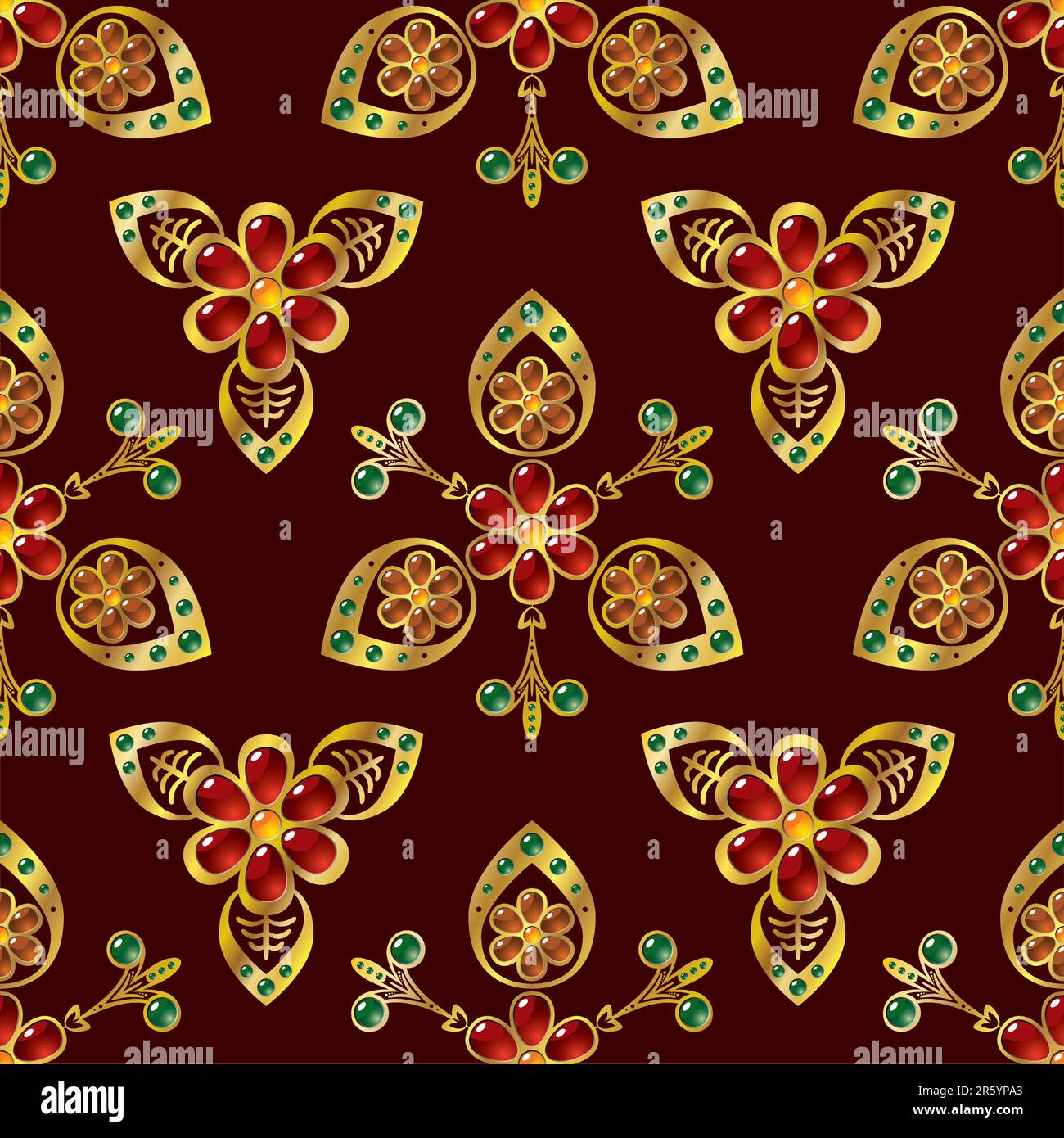 Abstract background. Glass and gold. Seamless pattern. Vector ...