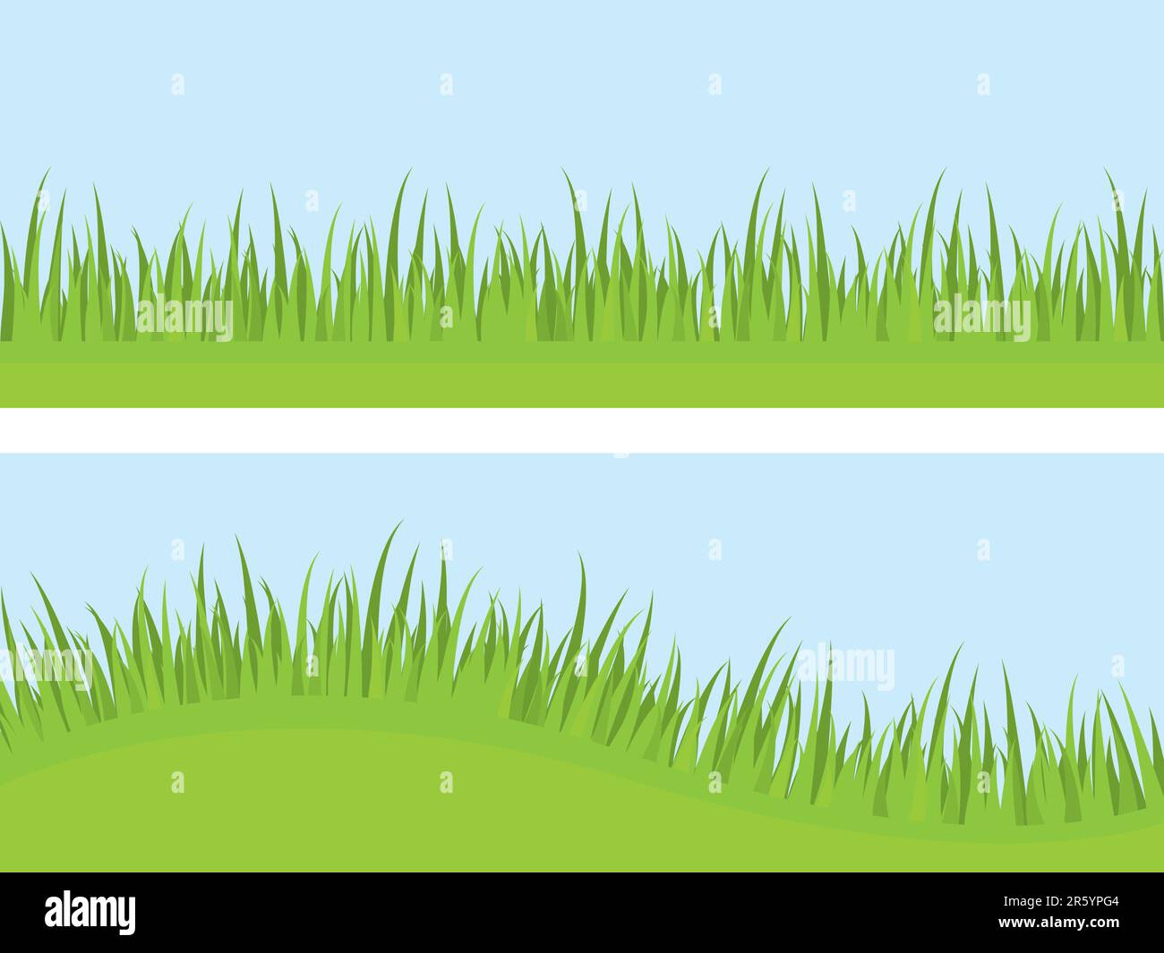 green grass vector. Easy to edit Stock Vector Image & Art - Alamy
