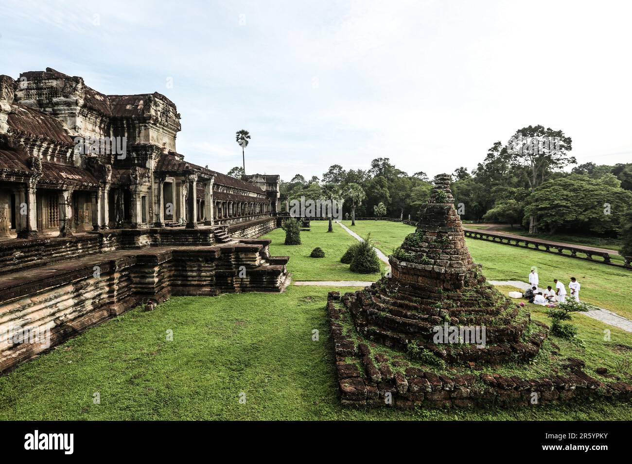 The world wonder Angkor Wat Temple complex is considered to be the ...