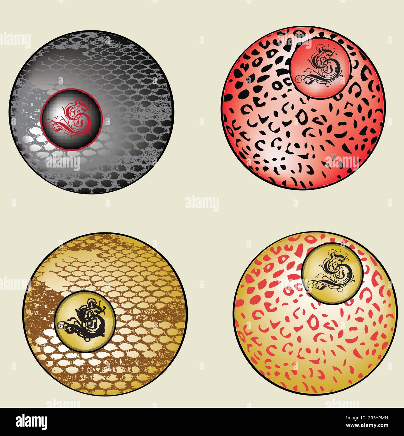 Most beautiful snake Stock Vector Images - Alamy