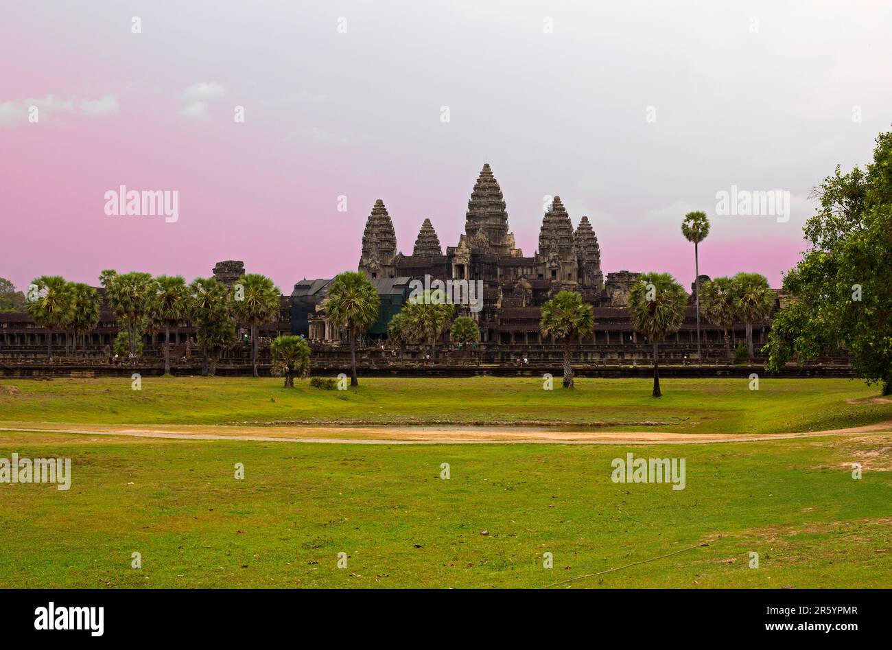 The world wonder Angkor Wat Temple complex is considered to be the ...