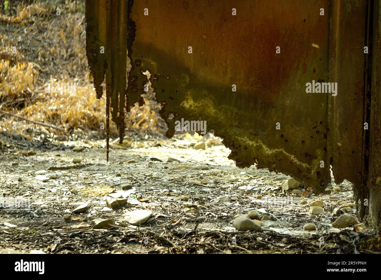 3 April 2023 Nicosia Cyprus. Ancient Copper mine and harbour in Nicosia ...