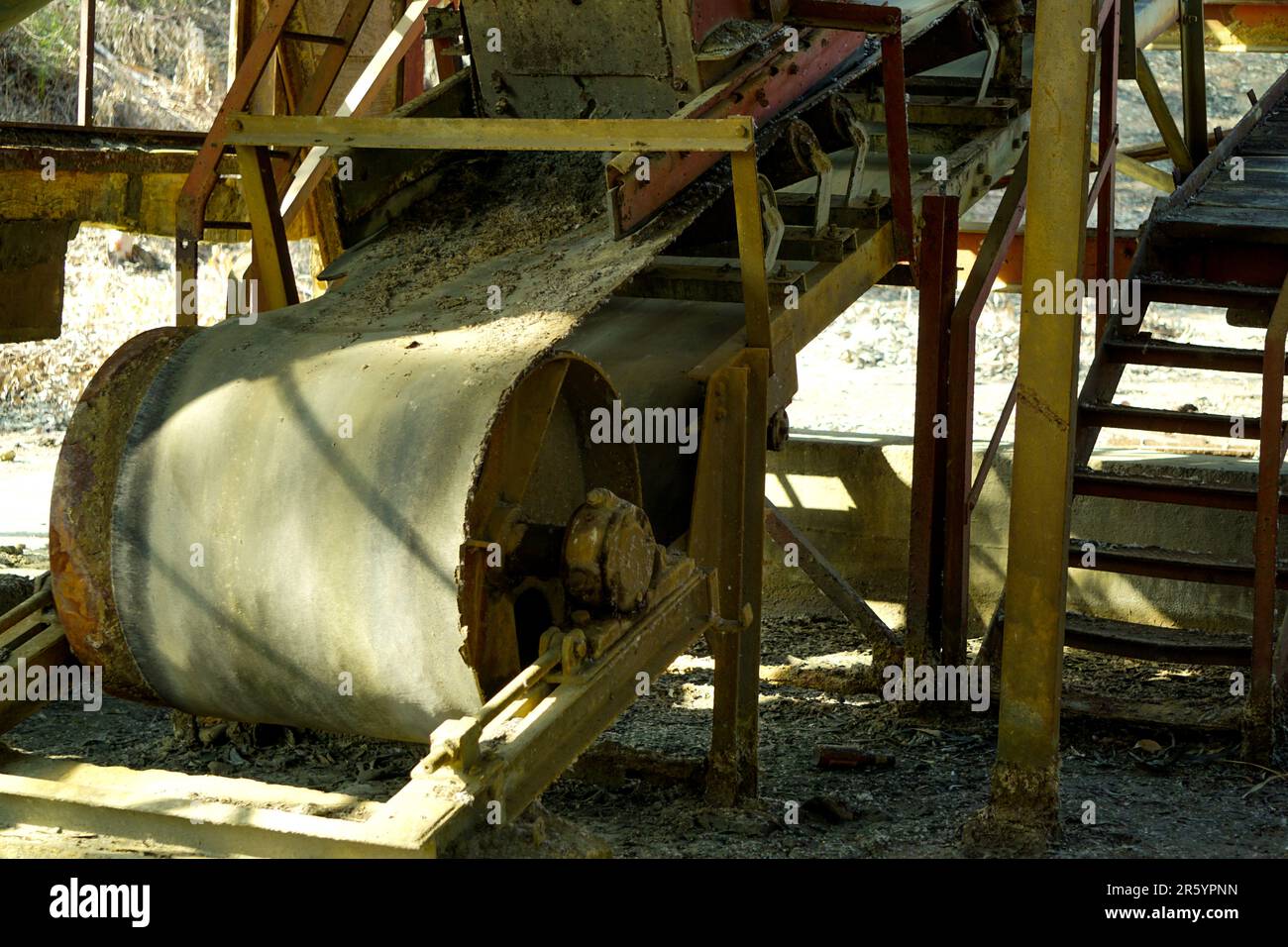 3 April 2023 Nicosia Cyprus. Ancient Copper mine and harbour in Nicosia ...