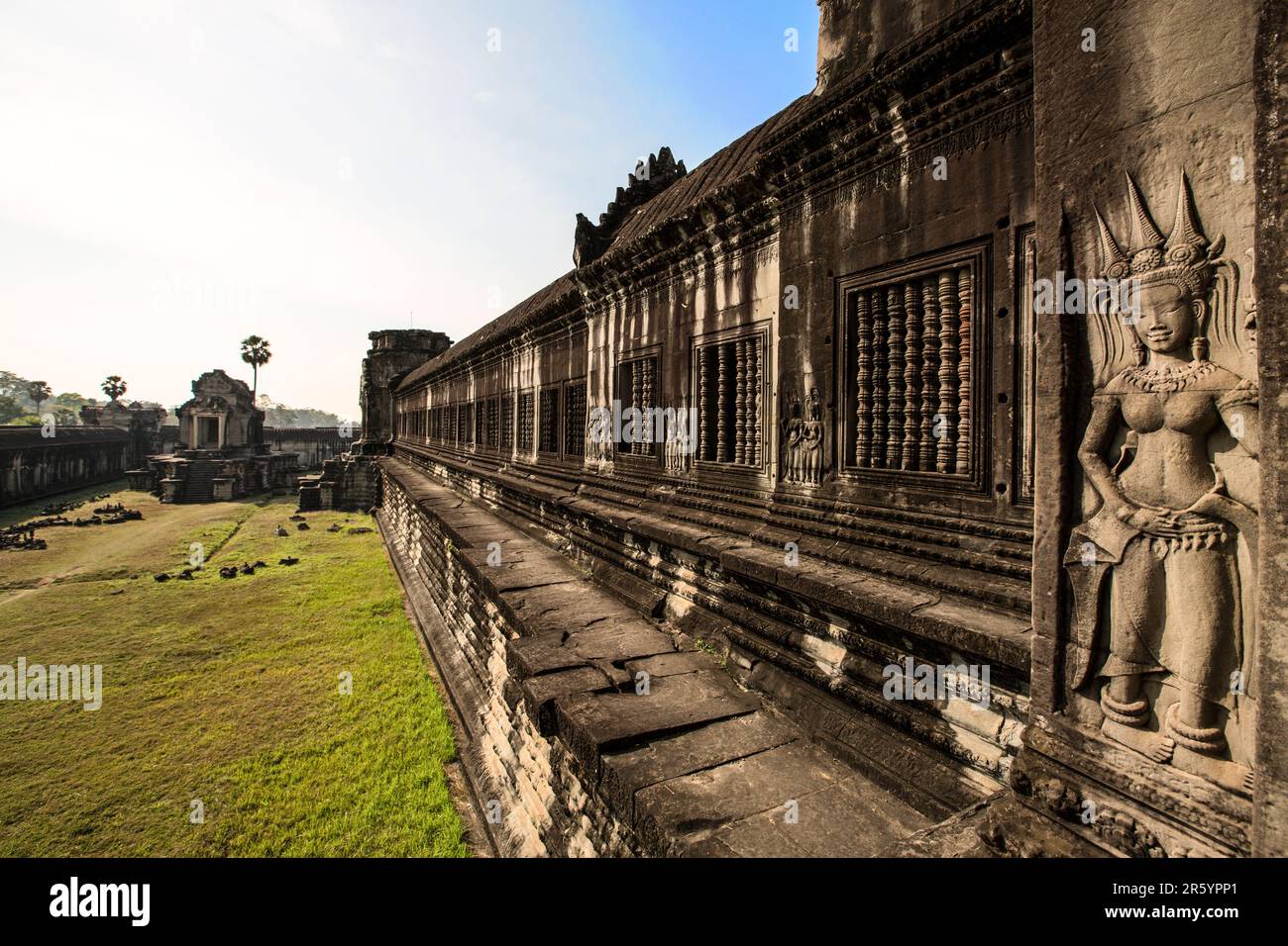 The world wonder Angkor Wat Temple complex is considered to be the ...