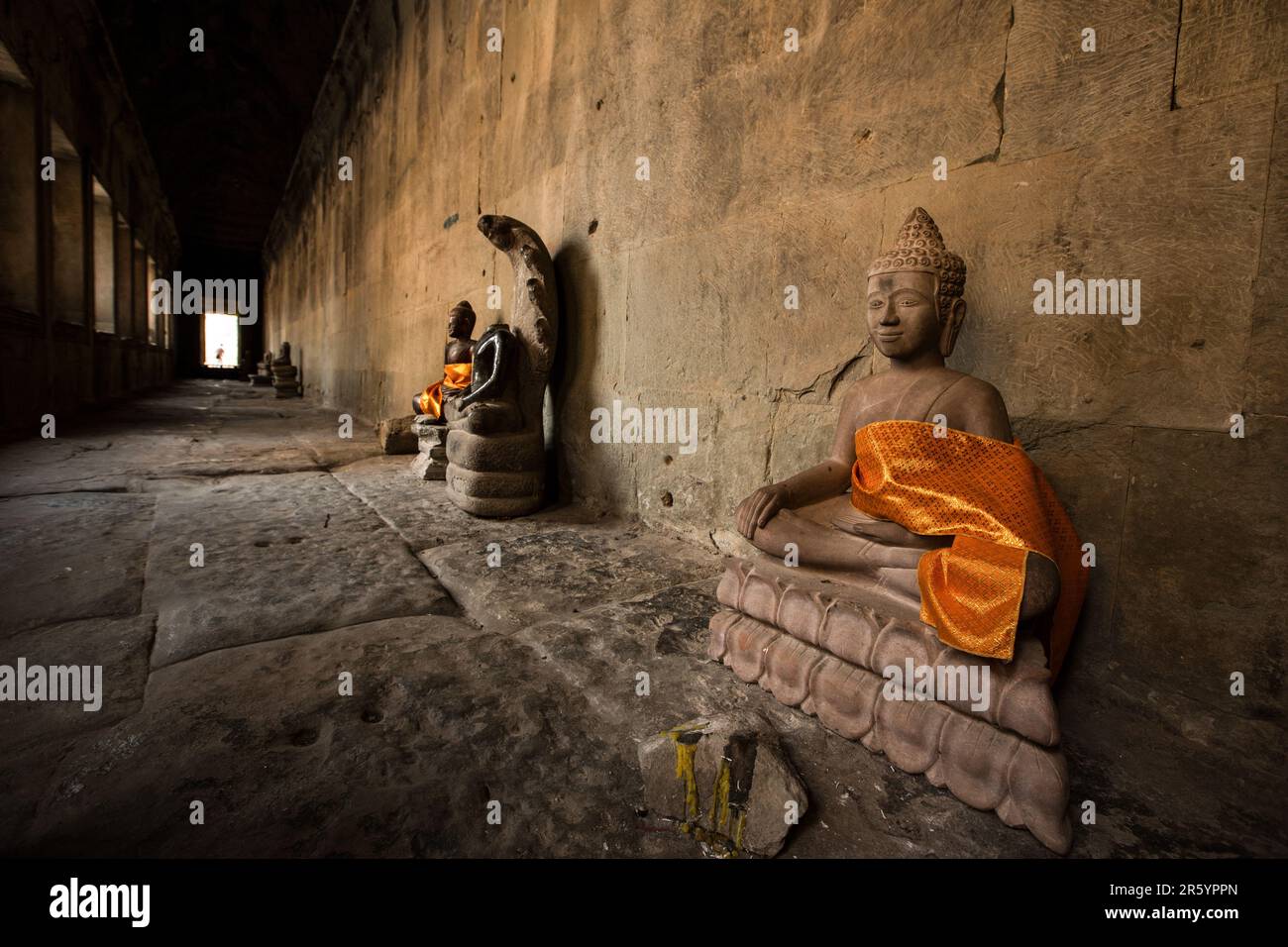 The world wonder Angkor Wat Temple complex is considered to be the ...
