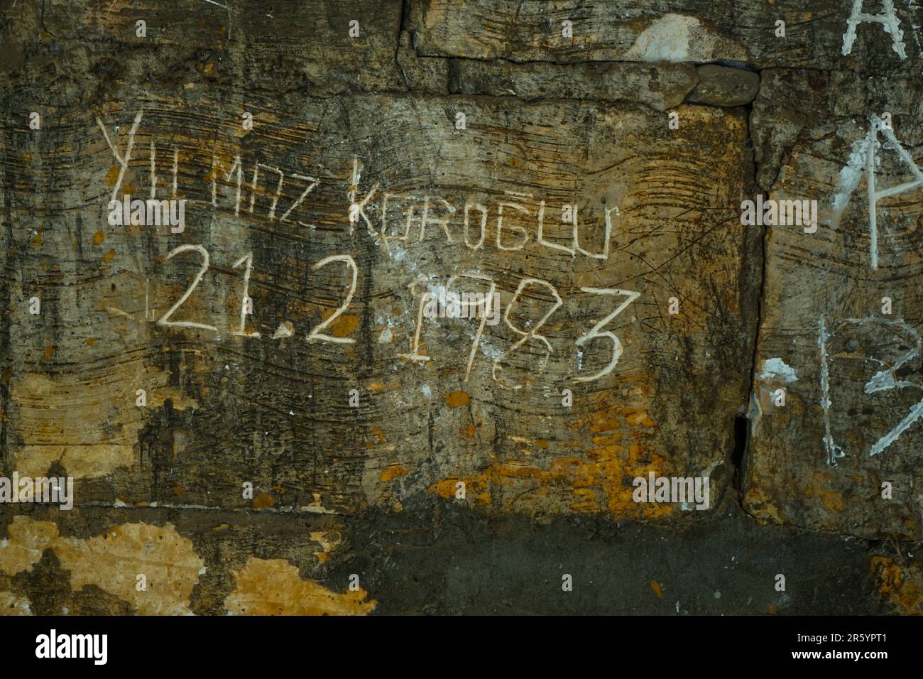 3 April 2023 Nicosia Cyprus. Ancient Copper mine and harbour in Nicosia ...
