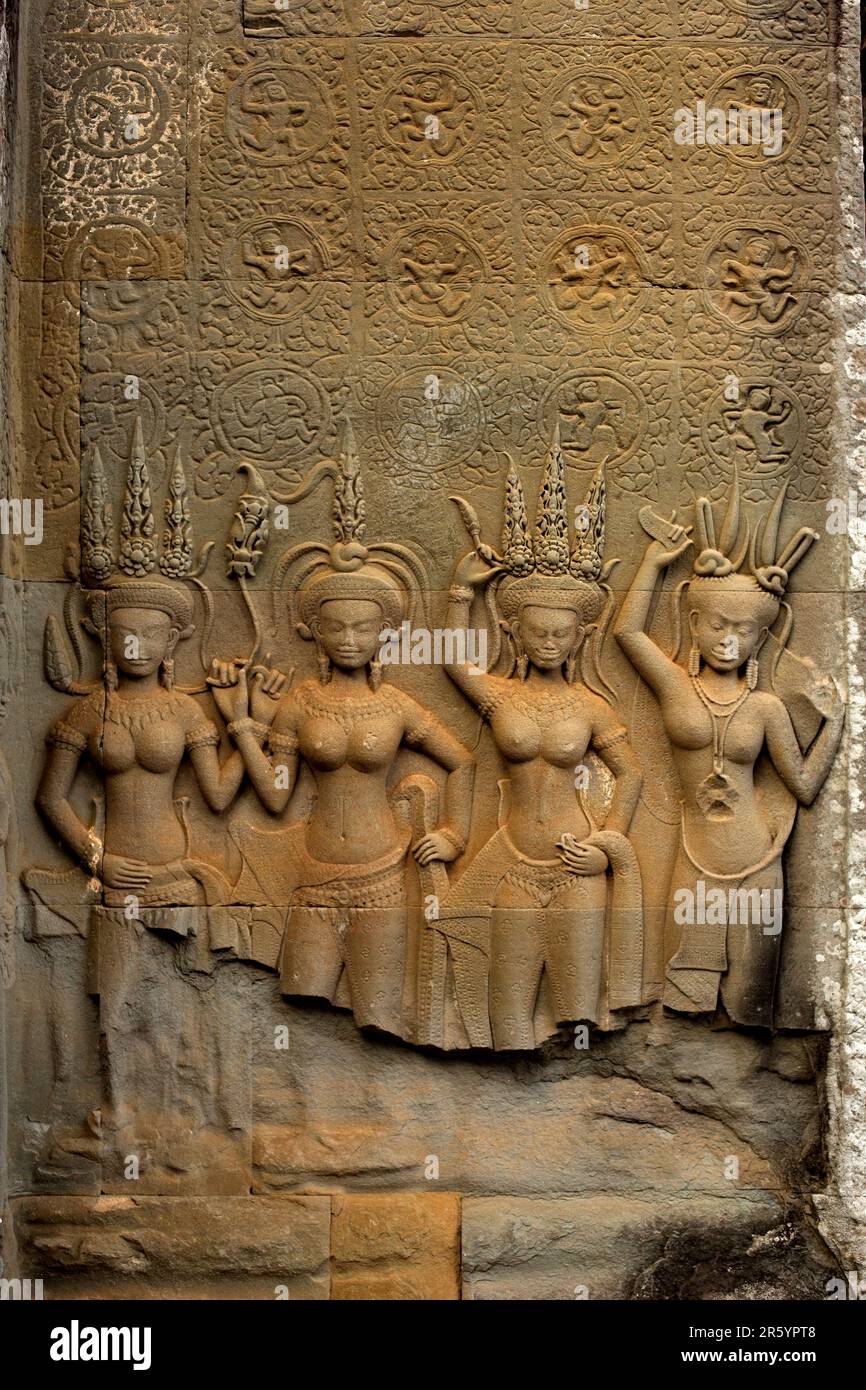 The world wonder Angkor Wat Temple complex is considered to be the ...