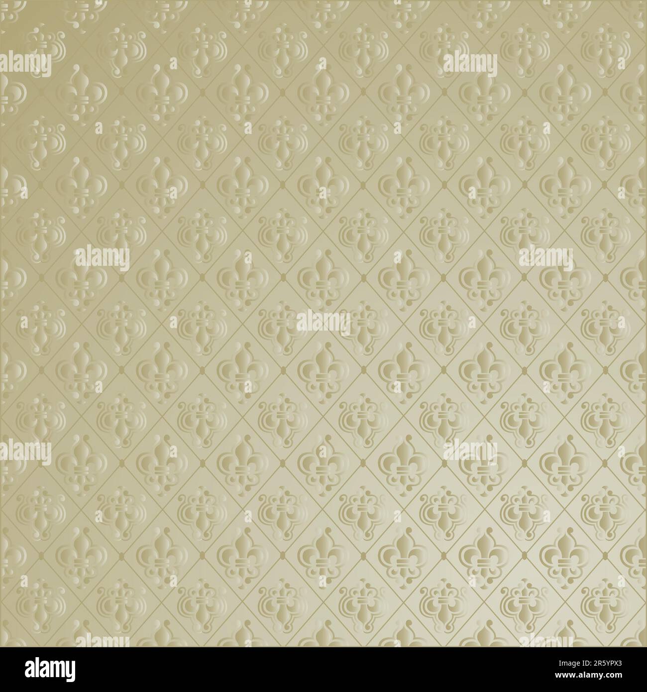 Unique Vintage Fleur de Lis Wallpaper Background Stock Vector Image ...