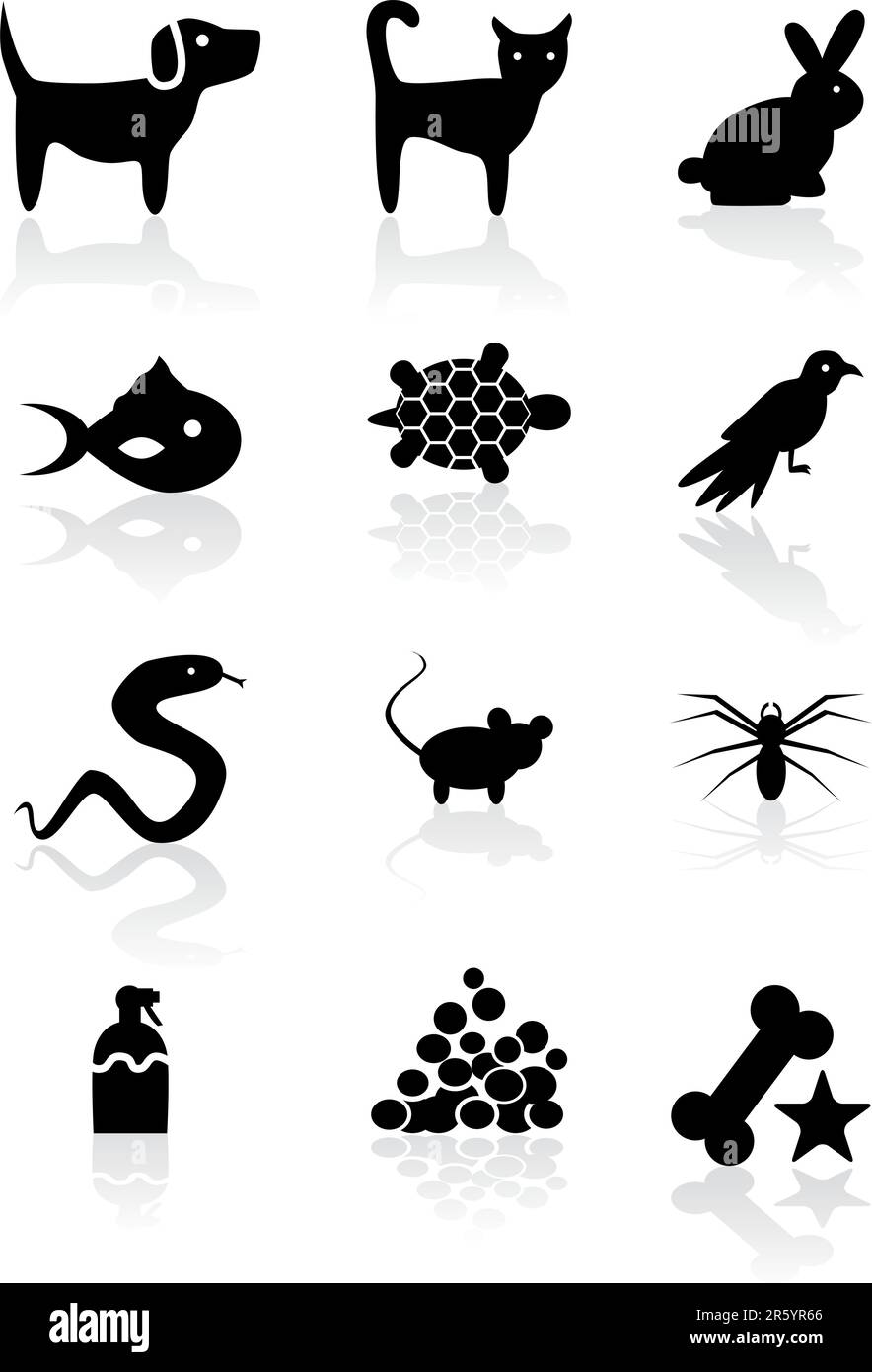 Pets Clipart Black And White