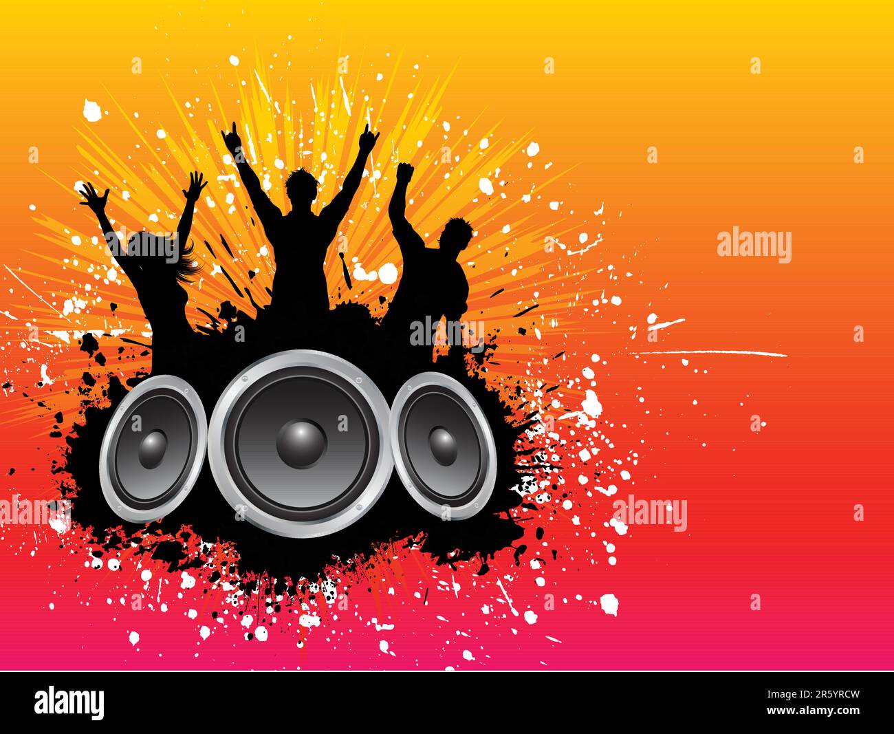 Female music artist Stock Vector Images - Alamy