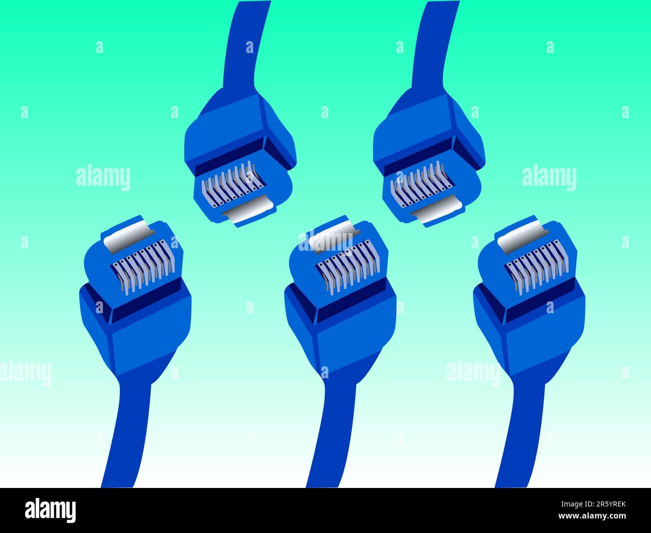Gradient cable Stock Vector Images - Alamy