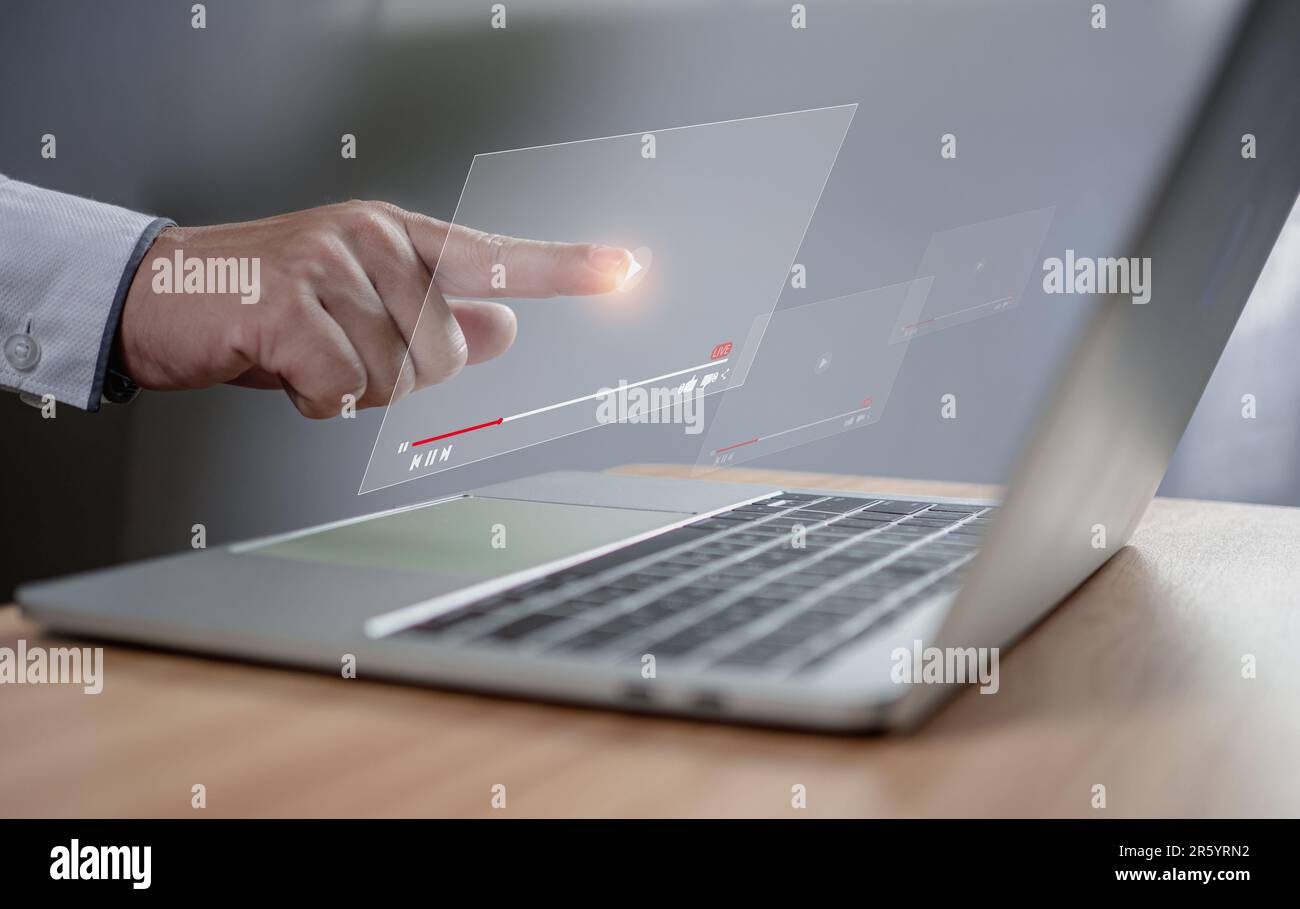 Broadcast screen interface hi-res stock photography and images - Alamy