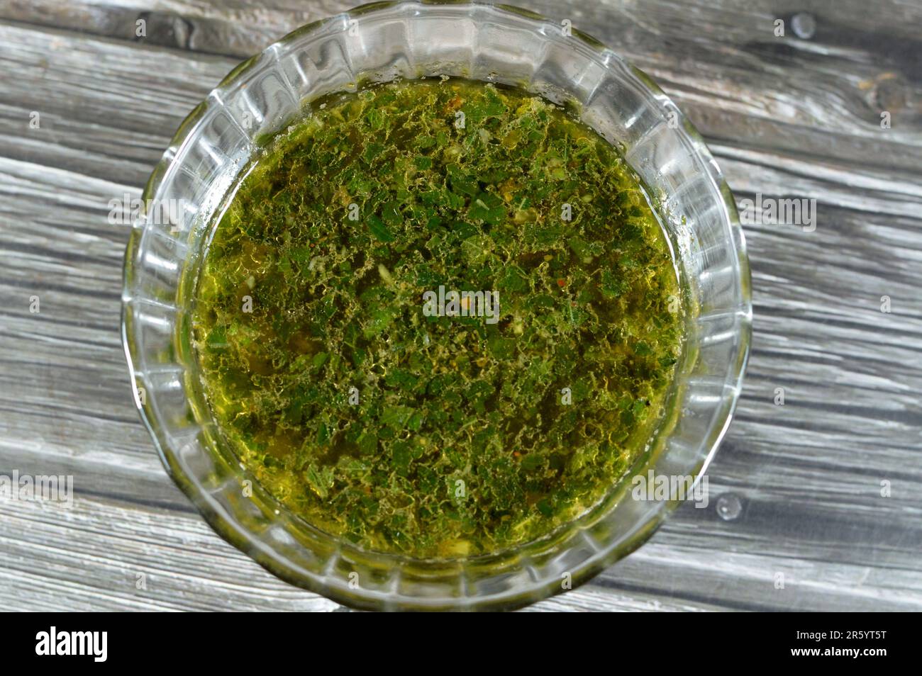 Mulukhiyah, also known as molokhia, molohiya or ewedu, a dish made from ...