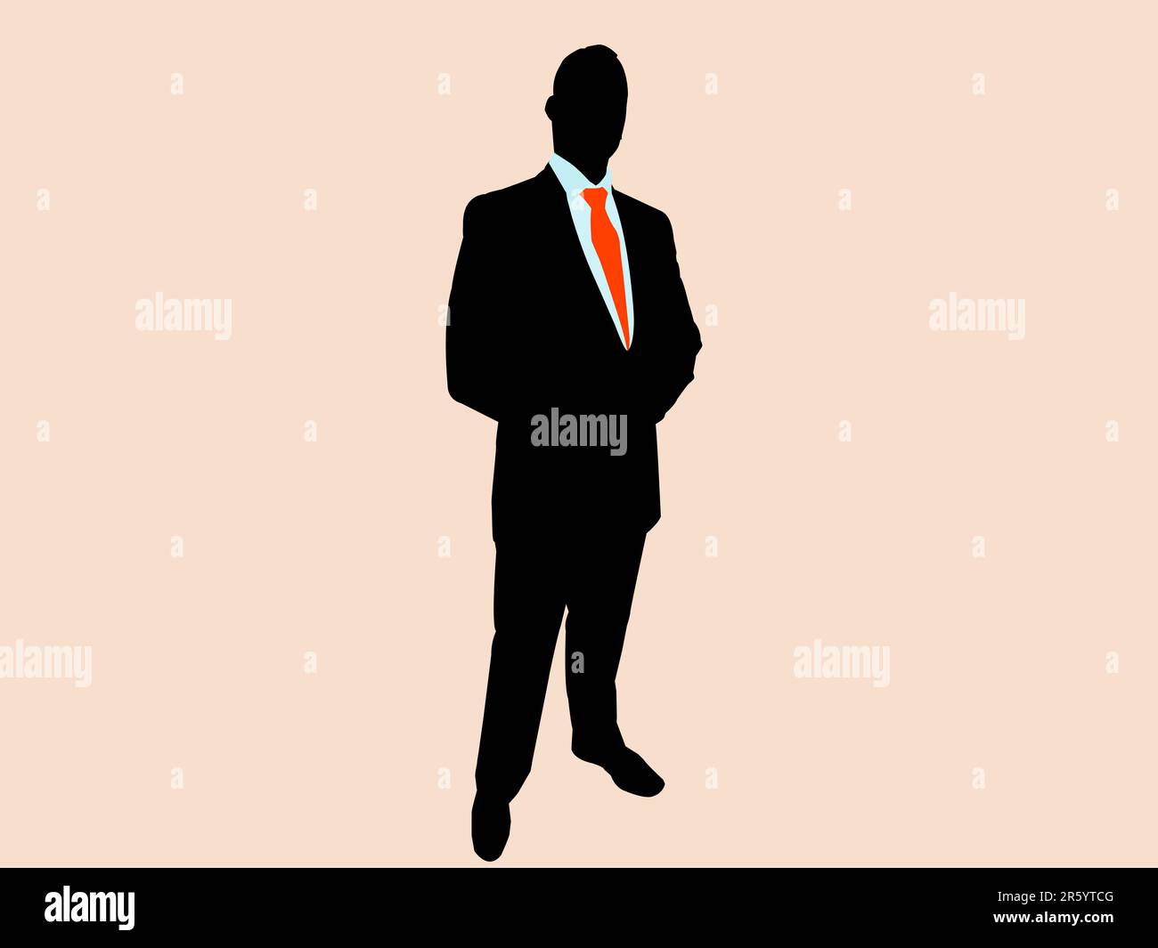 Professional man plain background Stock Vector Images - Alamy