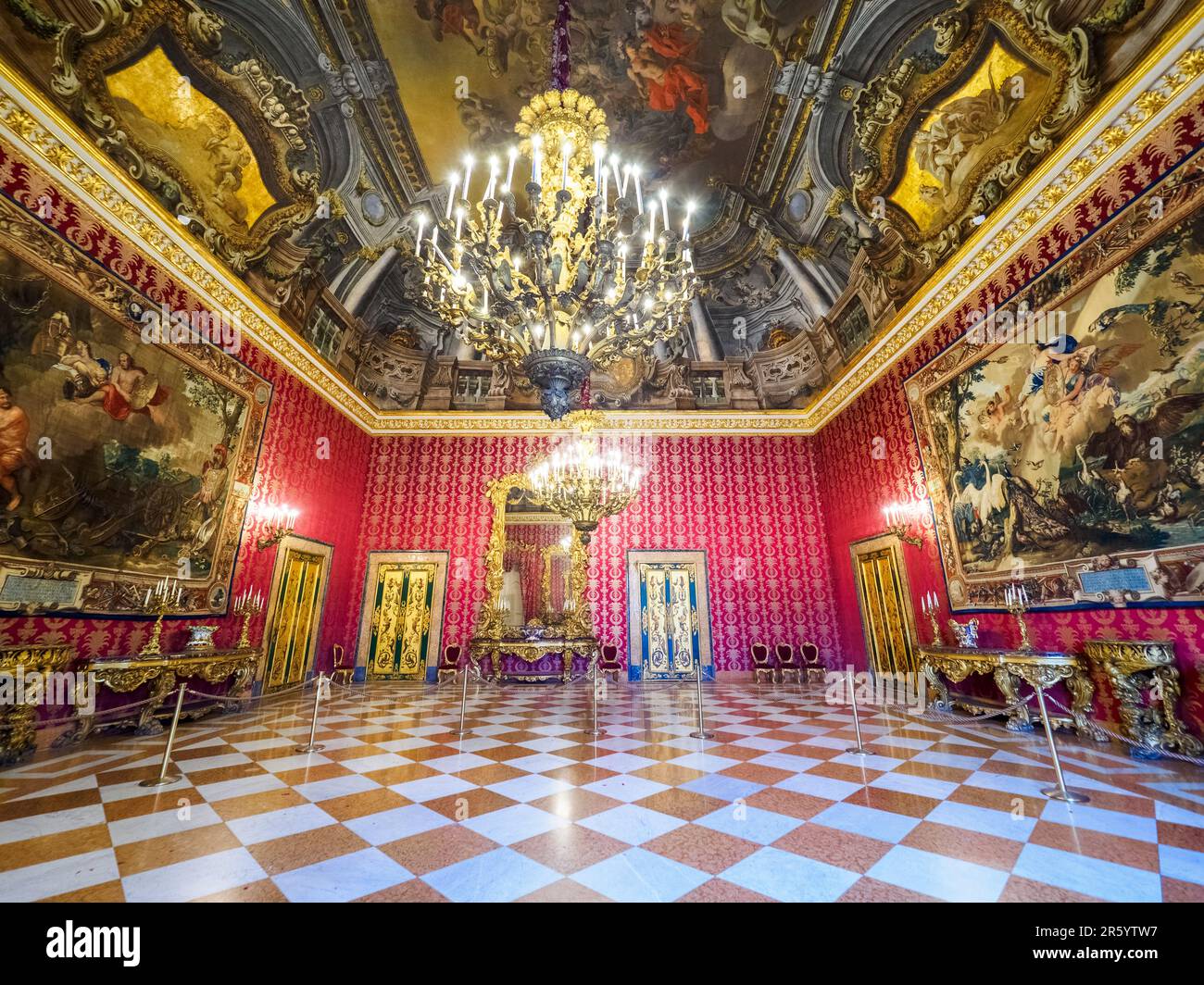 Neo-Baroque style furniture and tapestries from the Manifacture Royale ...